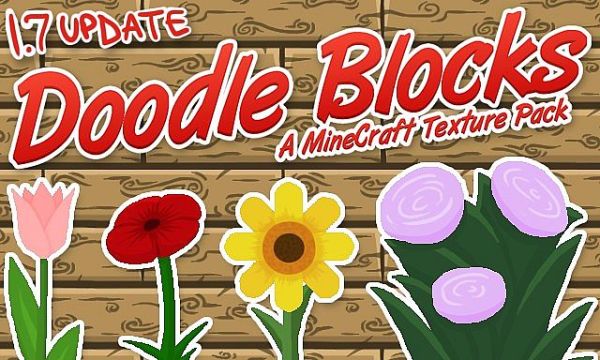 Doodle Blocks Resource Pack 1.7.10 - Review and Download