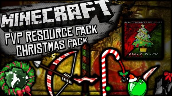 CHRISTMAS PVP texture Pack for Minecraft 1.8 - by UnCle Dr3w ...