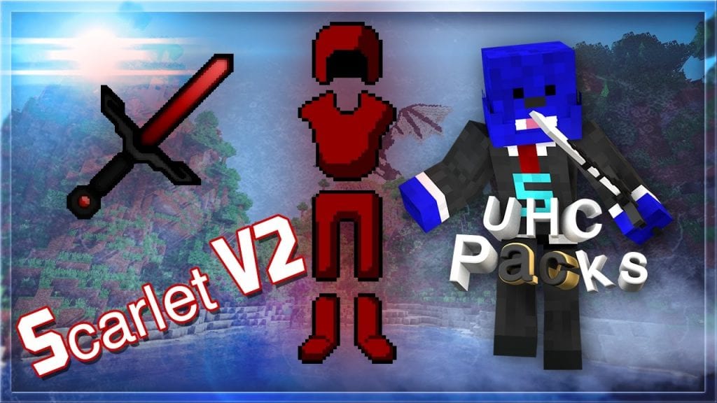 Scarlet V2 PvP Texture Pack for Minecraft UHC - Free Download & Review
