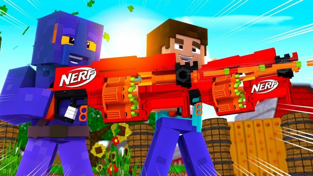 New Minecraft Blasters Amazingly Released by Nerf and Mojang